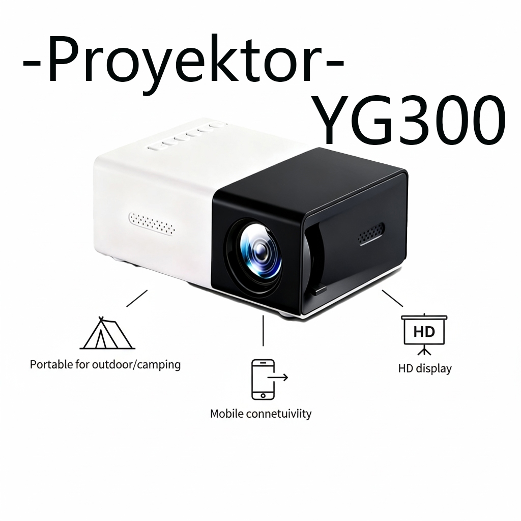 Jual Proyektor HY300 – Koneksi Kabel, Resolusi Tinggi (HD) Ringan ...