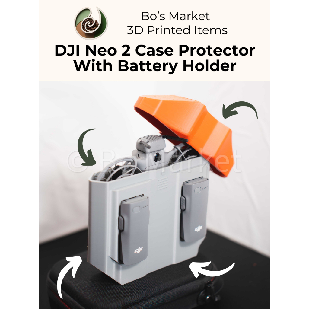 Jual DJI Neo 2 Case With Battery Holder | Casing DJI Neo 2 | Custom ...