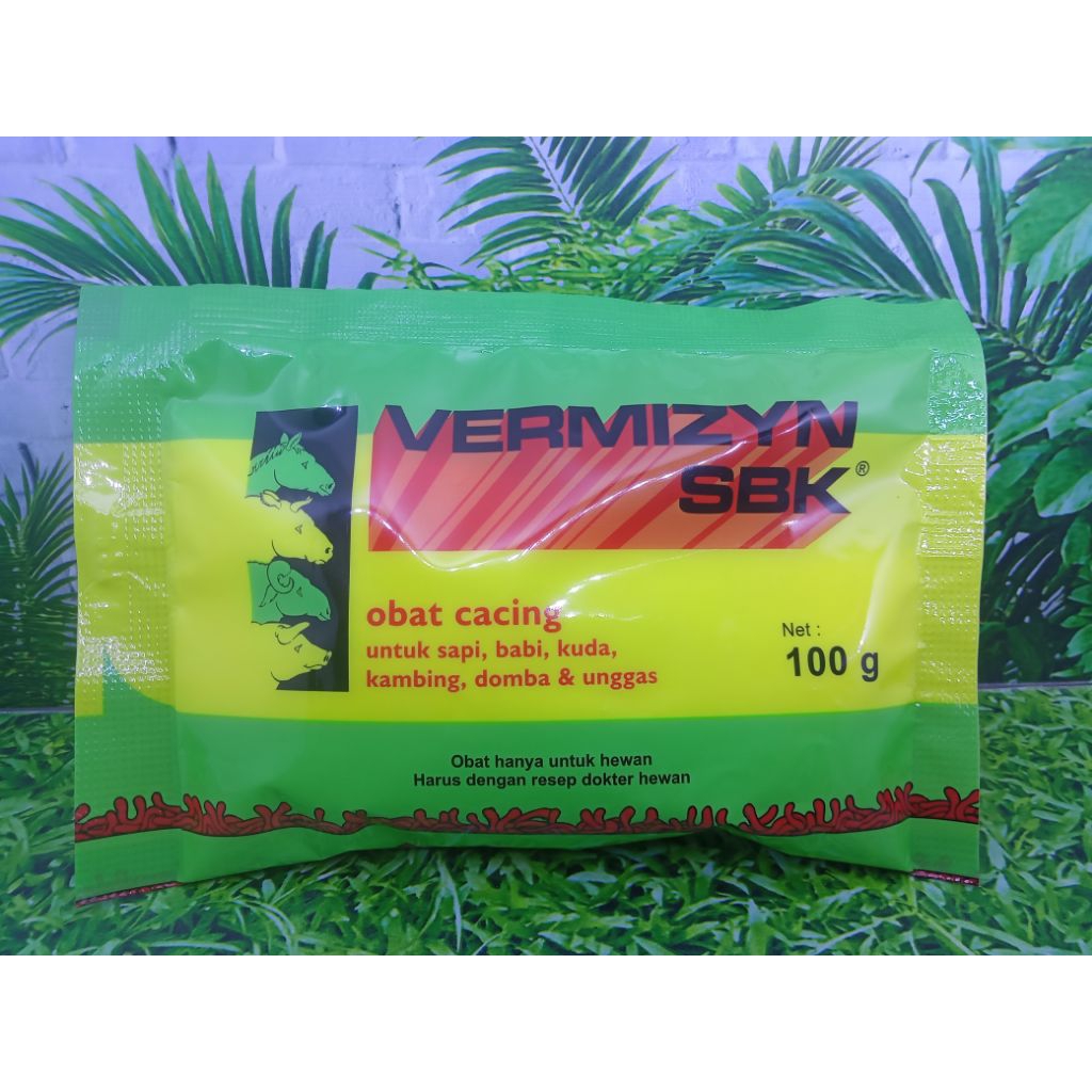 Jual Vermizyn Serbuk 100gr Medion Obat cacing untuk Sapi Babi Kuda ...