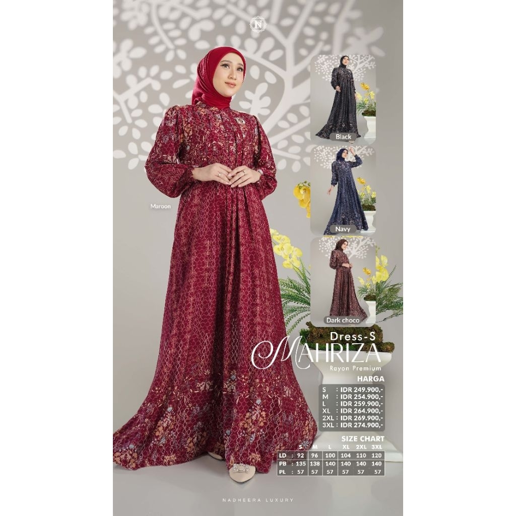 Jual DRESS SULTAN MAHRIZA S DRESS & MIDI DRESS NADHEERA | Shopee Indonesia