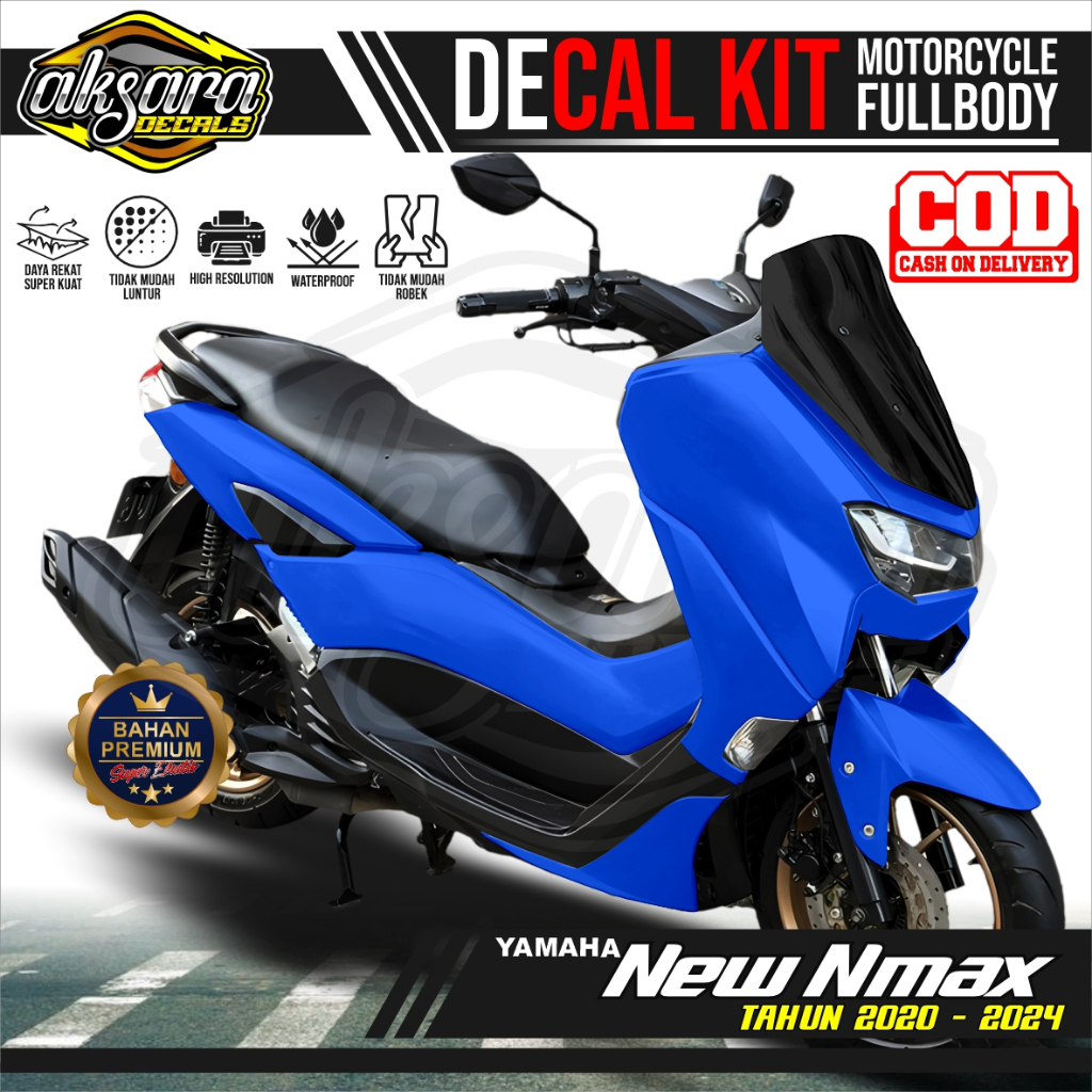 Jual (COD) Decal Sticker Full Body Motor Yamaha Nmax New Connected 2020 ...