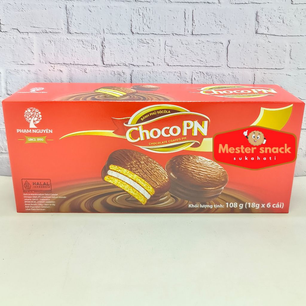 Jual Choco PN Chocolate Pie Marshmallow | Kue Marshmallow Cokelat ...