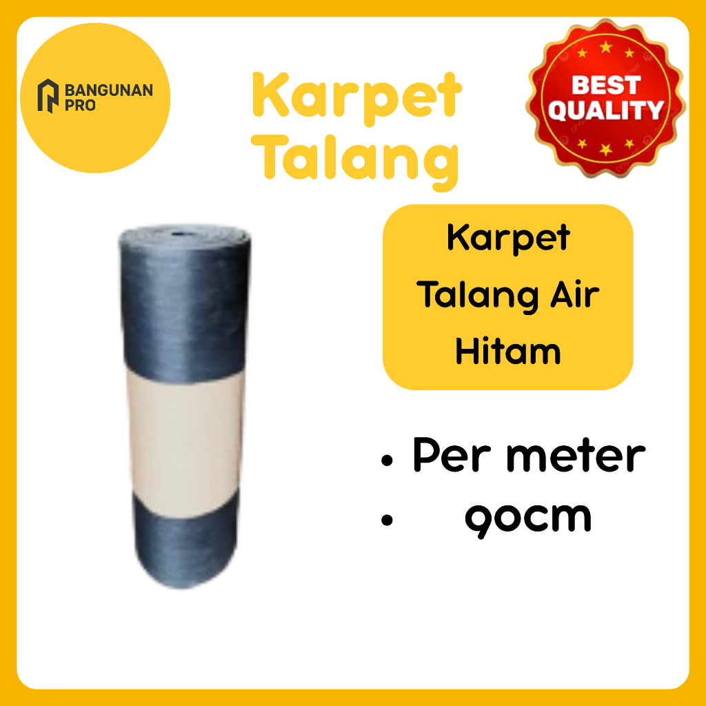 Jual Karpet Talang Air 90 cm per meter (Hitam) | Shopee Indonesia