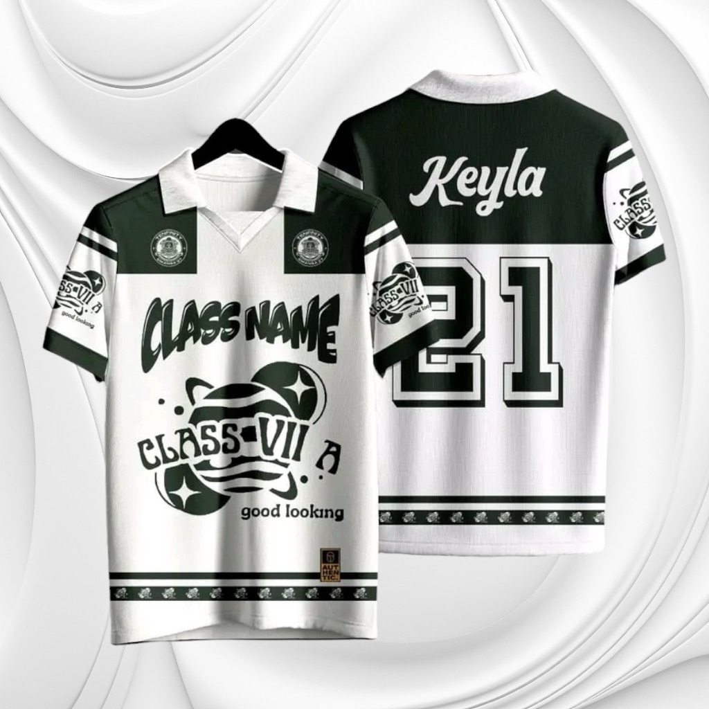 Jual jersey class / jersey kalas / baju class / baju kelas / boxy ...
