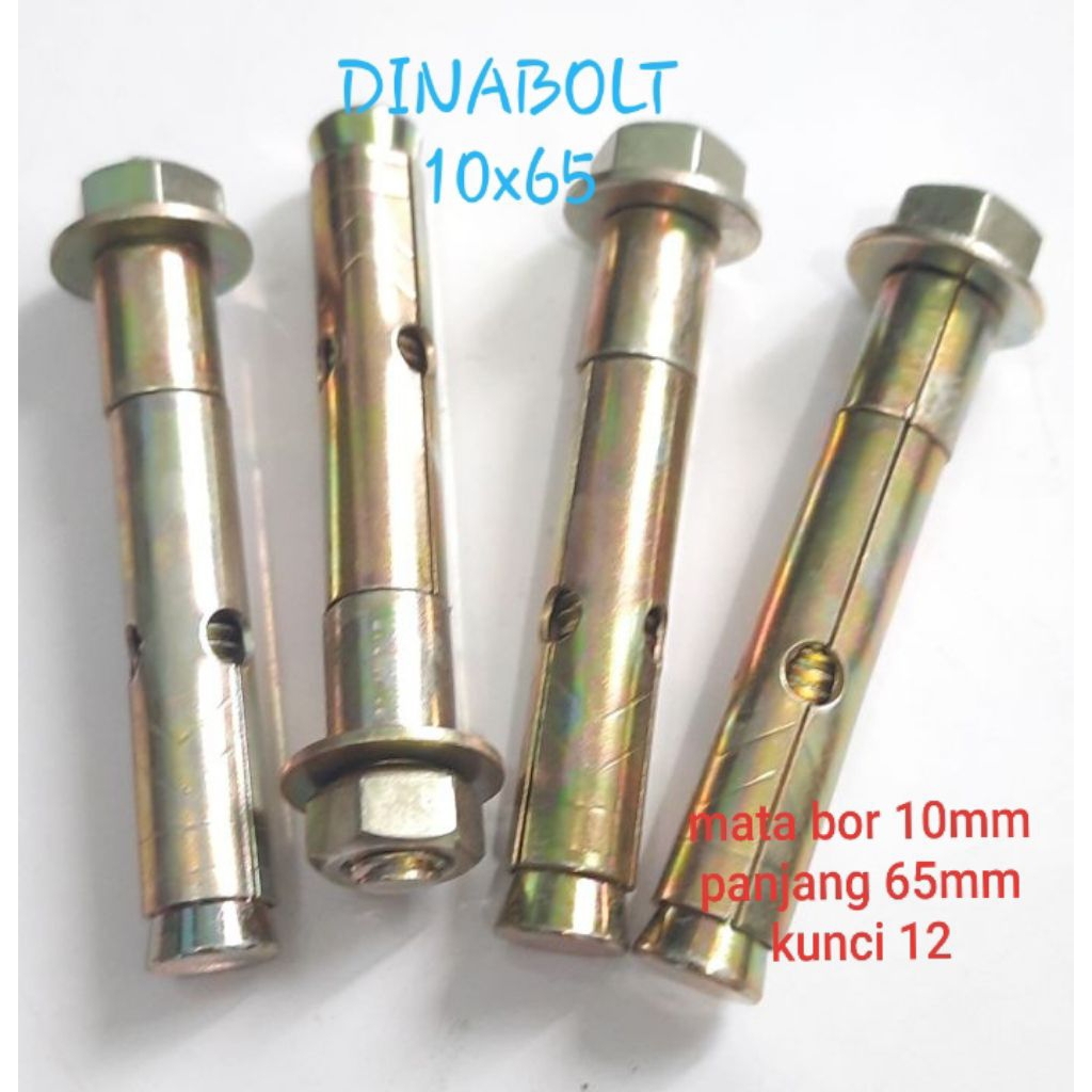 Jual Dynabolt Baut Tanam Beton 10x65 dynabolt, expansion bold, anchor ...