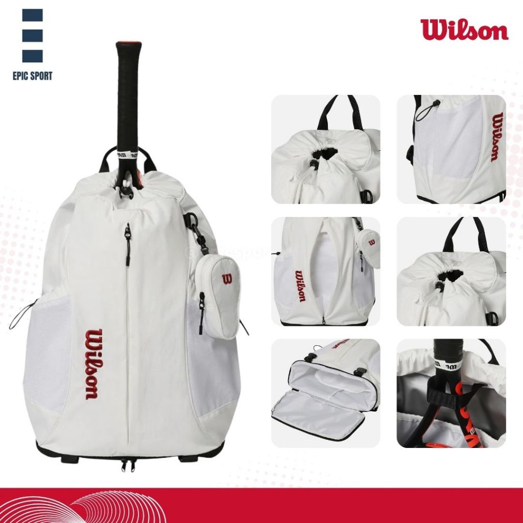 Jual Wilson Drawstring Backpack Korean Style / Tas Padel / Tas Tenis ...