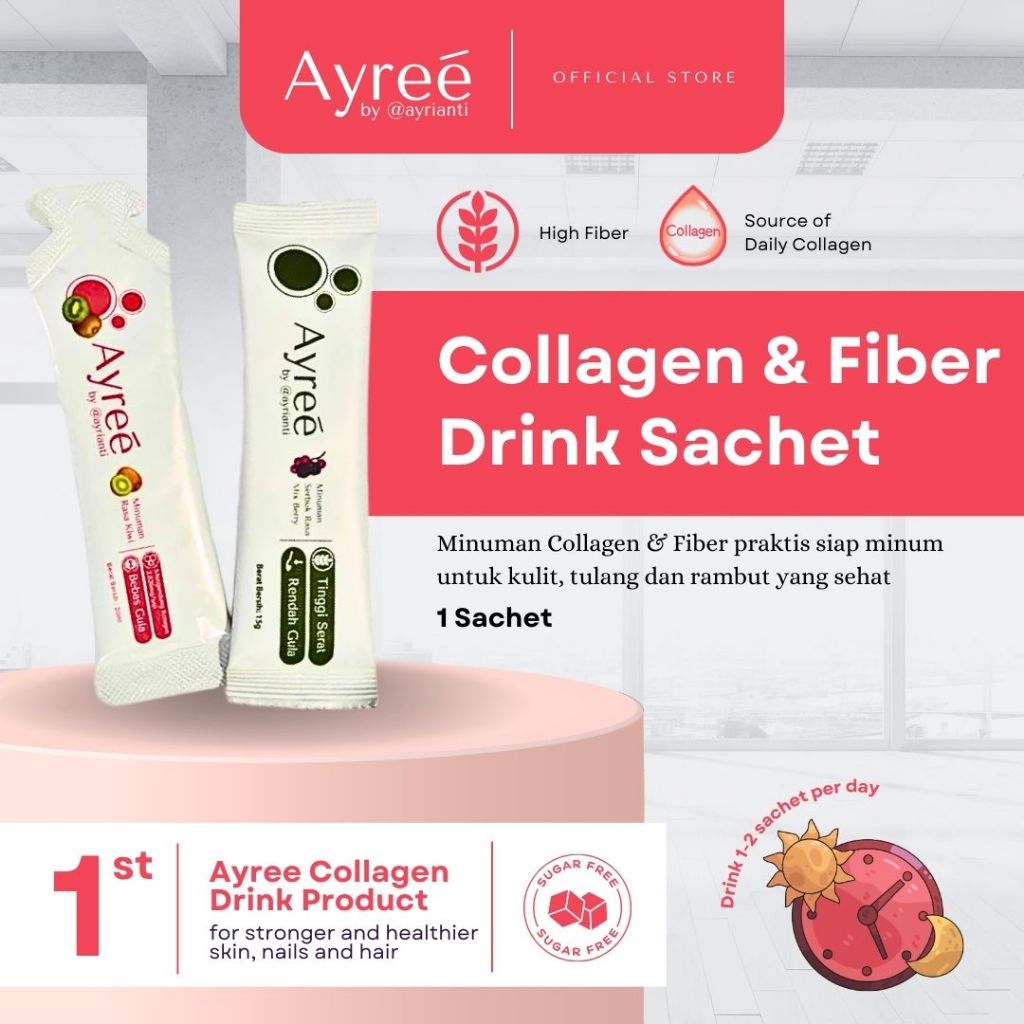 Jual Ayree Mixberry Fiber Sachet & Ayree Collagen Drink Sachet | Shopee ...