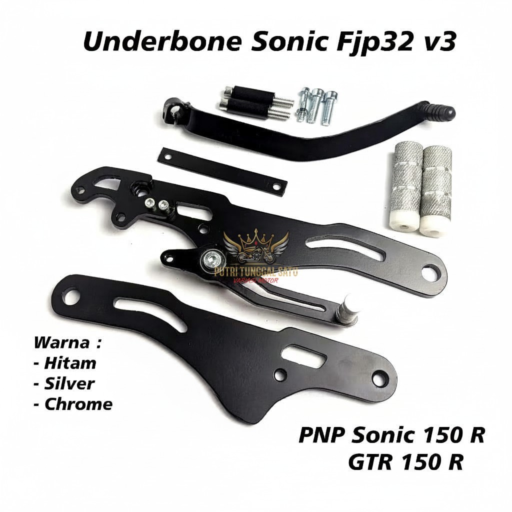 Jual Underbone Sonic Fjp32 v3 Cutting Besi Footstep Underbone PNP Sonic ...
