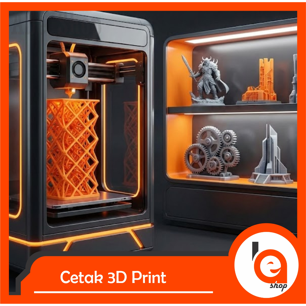 Jual Cetak 3D Print Custom 3D Printing Bahan PLA+ dan PETG Cepat dan ...