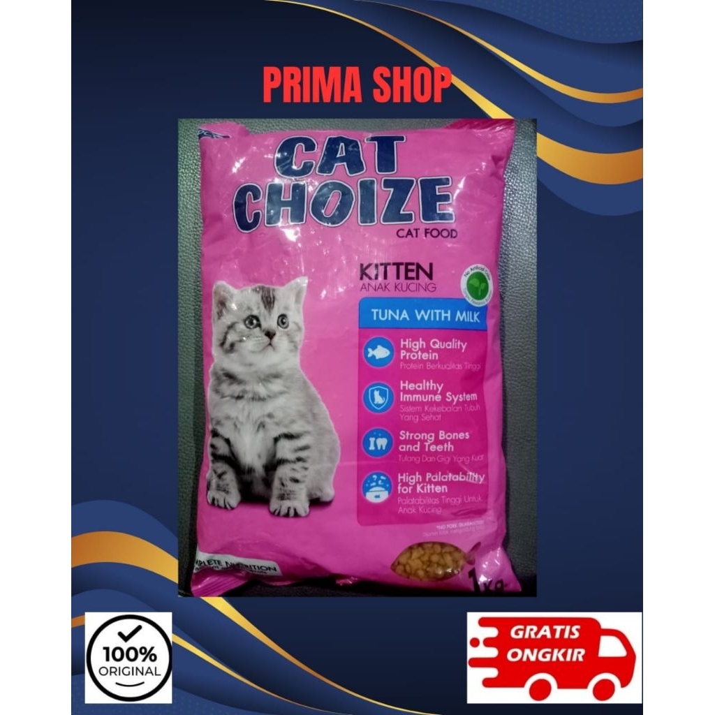 Jual CAT CHOIZE PINK KITTEN 1 KG | Shopee Indonesia