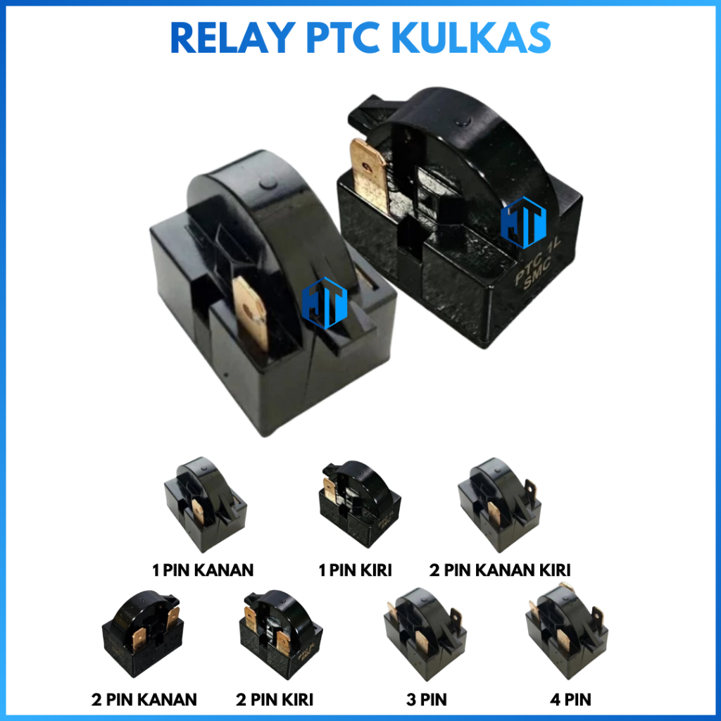 Jual PTC Relay Kulkas Universal – PTC Relay Starter Kompresor Kulkas 1 ...