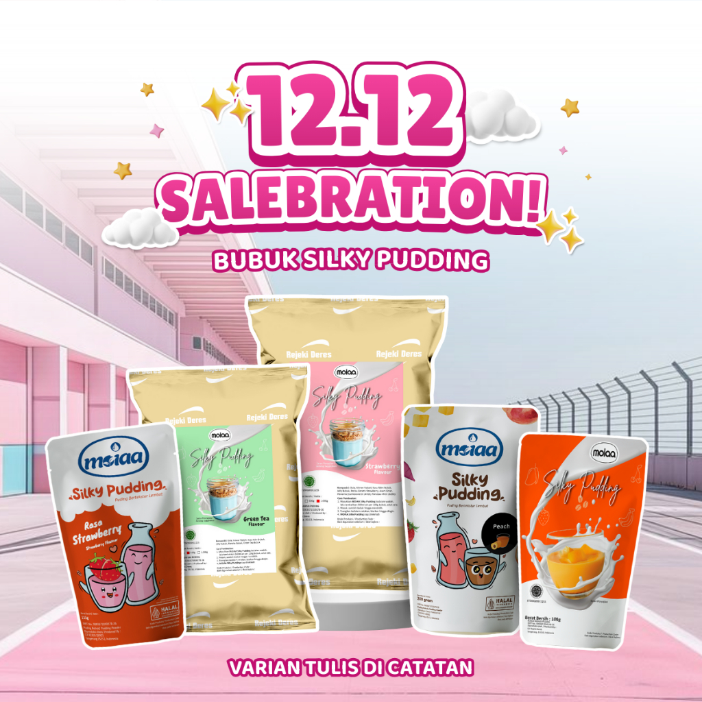 Jual [SERIES] Silky Pudding All Varian Rasa 100g 200g 500g 1Kg ...