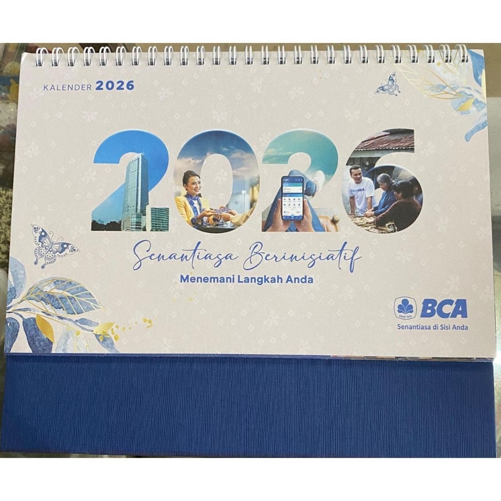 Jual Kalender bulanan bank BCA 2026 / kalender meja BCA / kalender ...