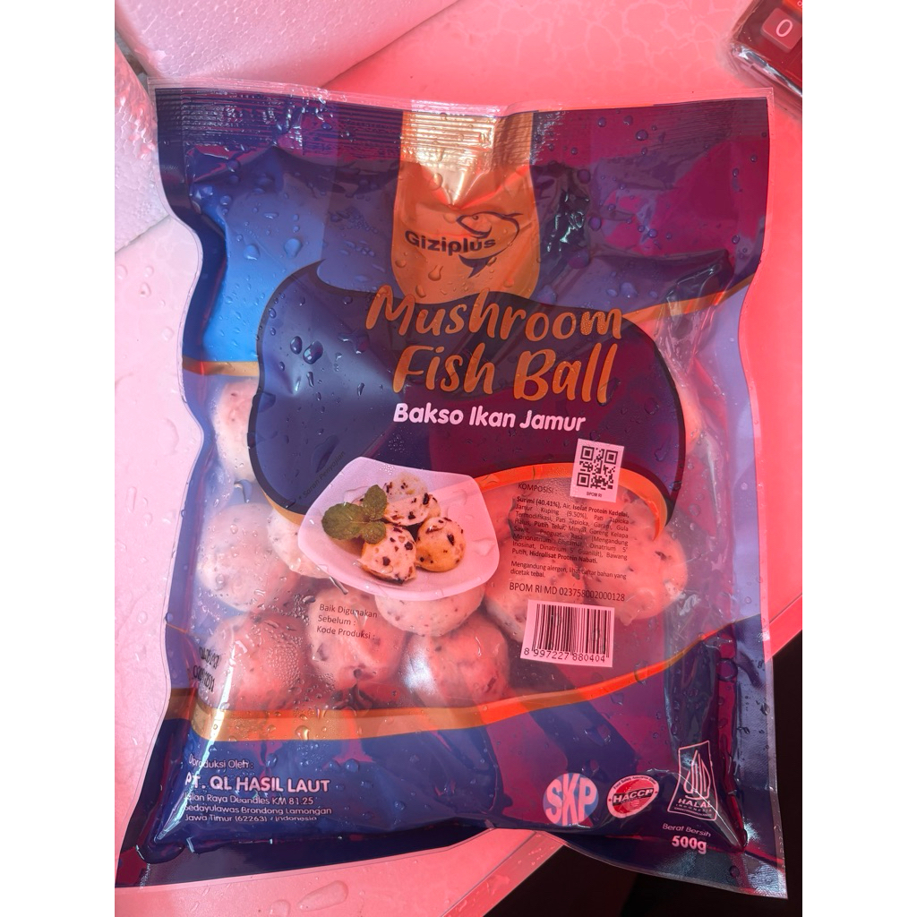 Jual Gizi Plus Bakso Ikan Jamur Mushroom Fish Ball 500gr | Shopee Indonesia