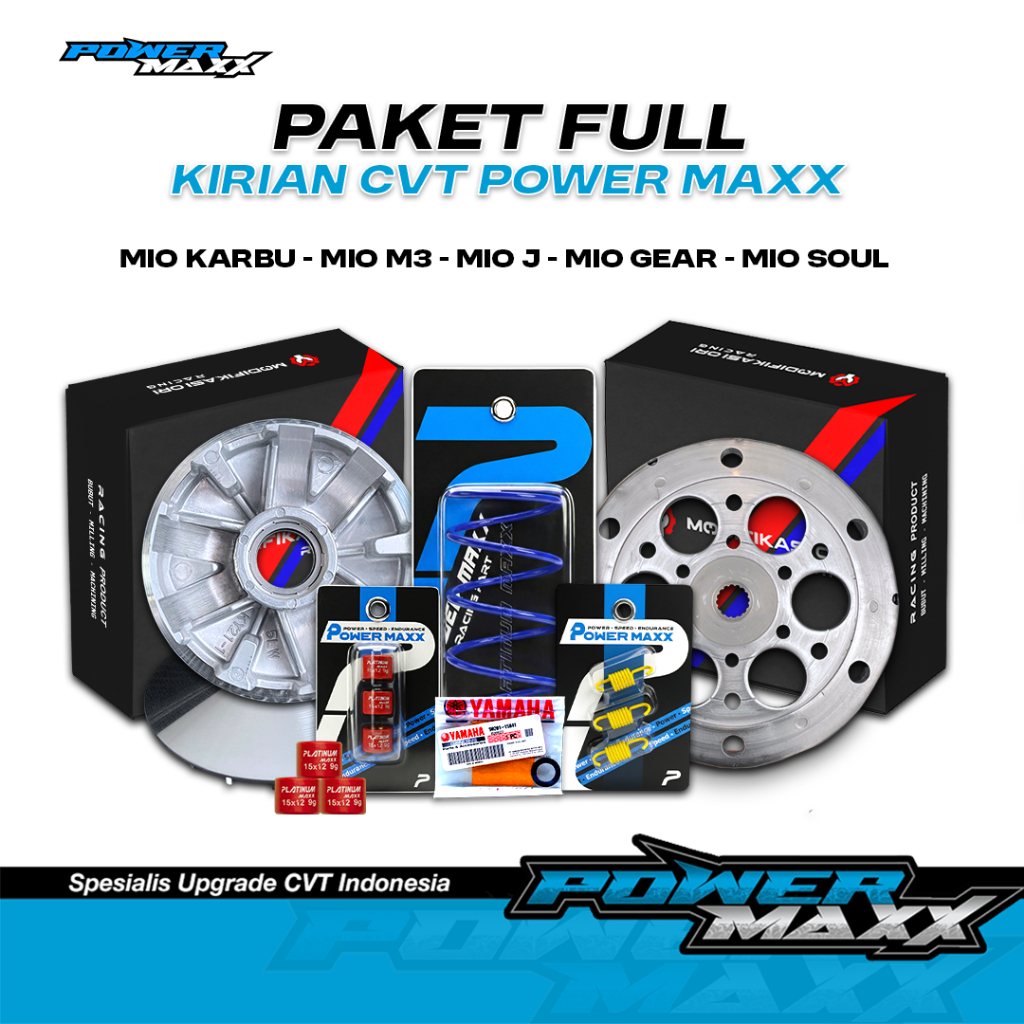 Jual PAKET KIRIAN CVT MIO SPORTY UPGRADE CVT MIO M3 SPORTY KARBU SMILE ...