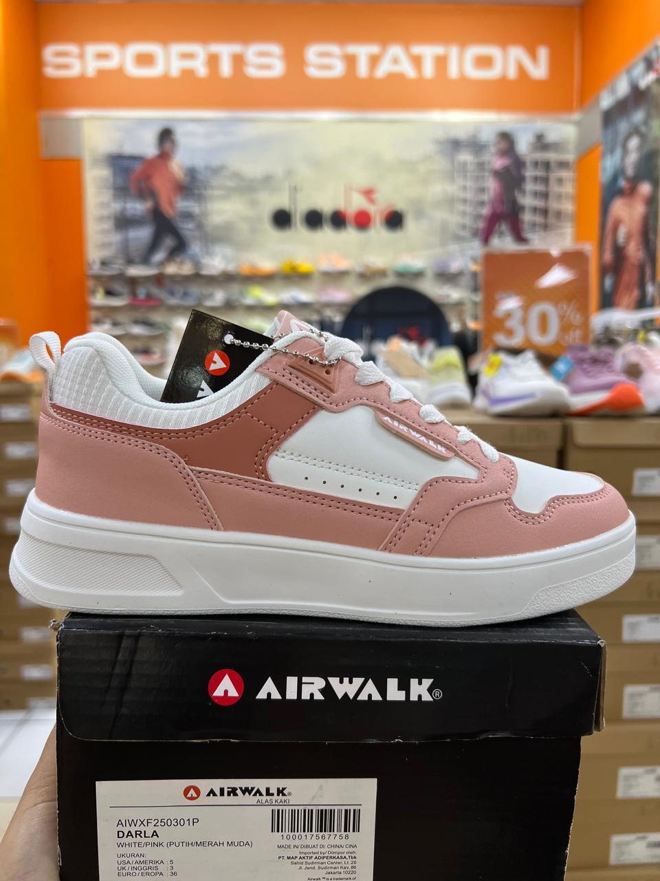 Jual Airwalk Darla White/Pink Women Shoes Original | Shopee Indonesia