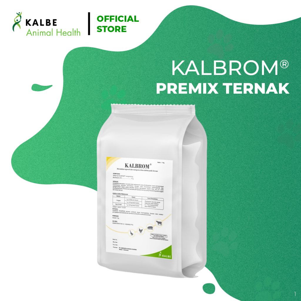 Jual KALBE KALBROM PREMIX TERNAK UNGGAS - Meredakan Ngorok dan ...