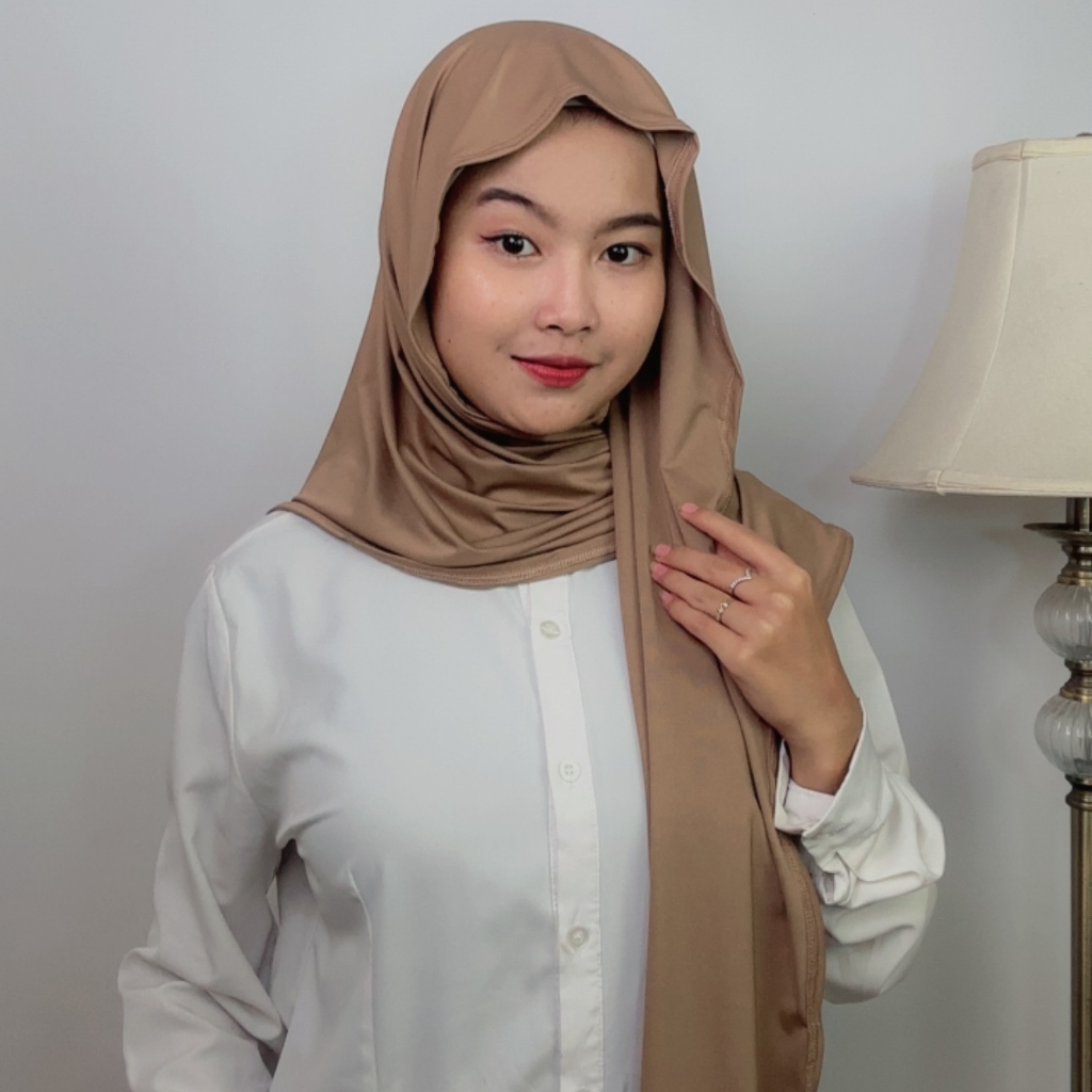 Jual Sahal - Pashmina Oval Bahan Jersey Premium | Shopee Indonesia