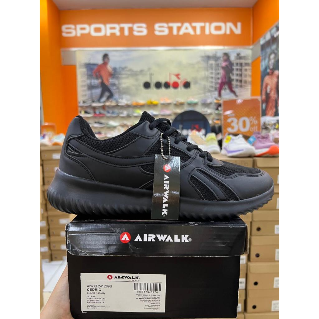 Jual Airwalk Cedric Black Men Shoes Original | Shopee Indonesia