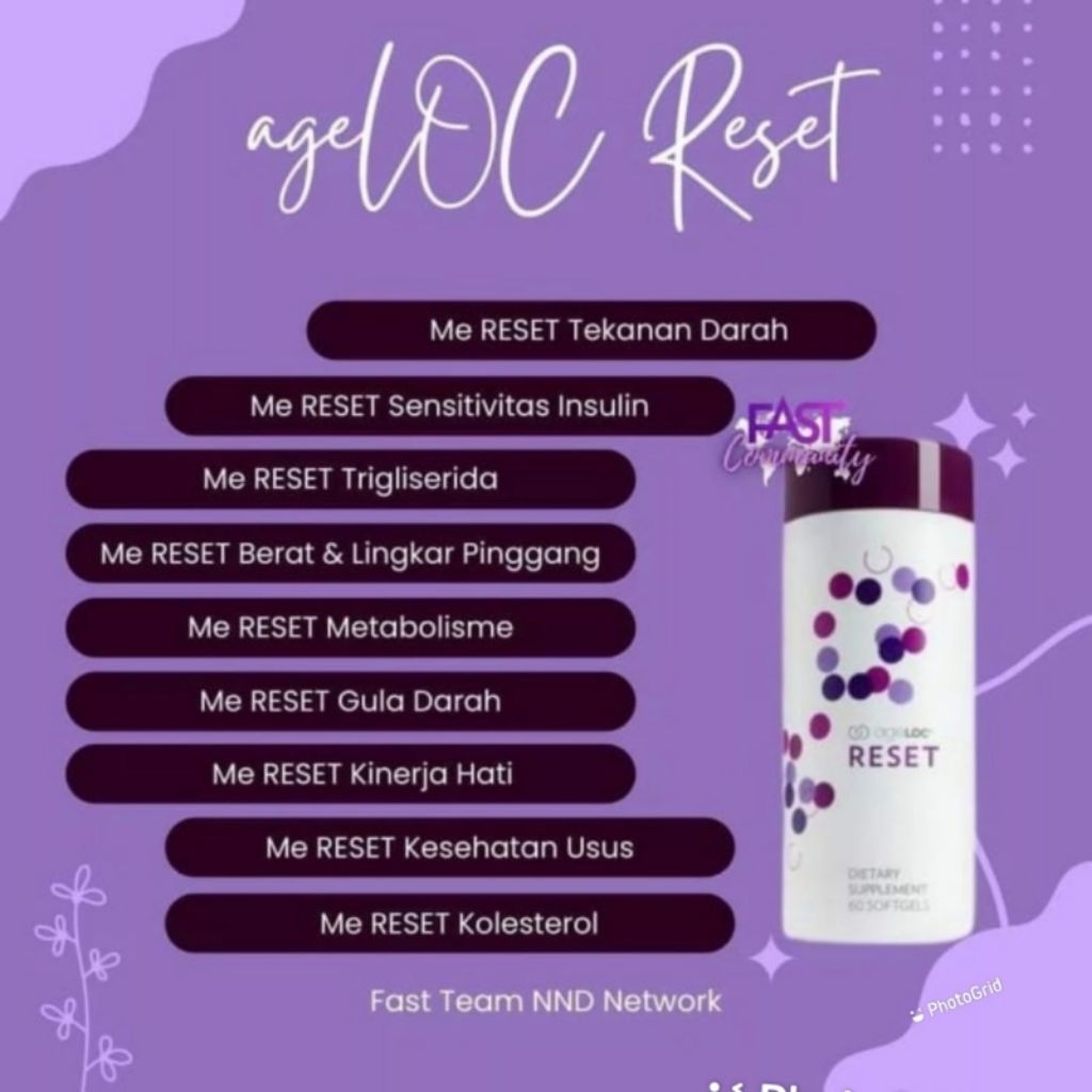 Jual 1 btl RESET META ED 05/2027 AGE_LOC RESET META MANJUR BAGUS SEKALI ...