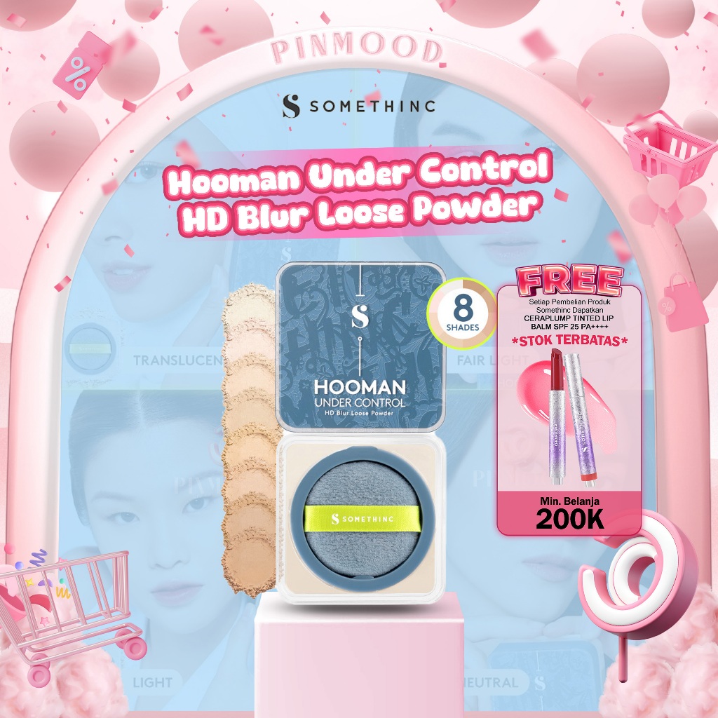 Jual SOMETHINC - HOOMAN UNDER CONTROL HD BLUR LOOSE POWDER ( 13 g ...