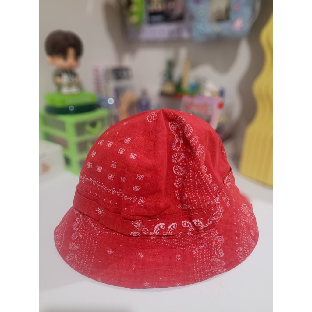 Jual Topi motif batik bucket hat merah unisex - Desain Unik, Nyaman ...