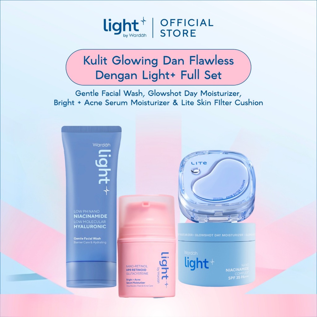 Jual NEW! Lightplus by Wardah Full Set! HPR Retinoid Bright + Acne ...