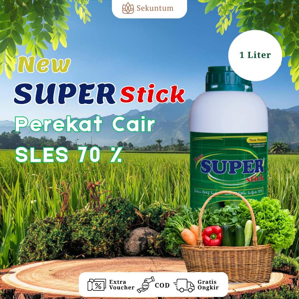 Jual New Super Stick - 1 Liter - Perekat Perata Pestisida | Shopee ...