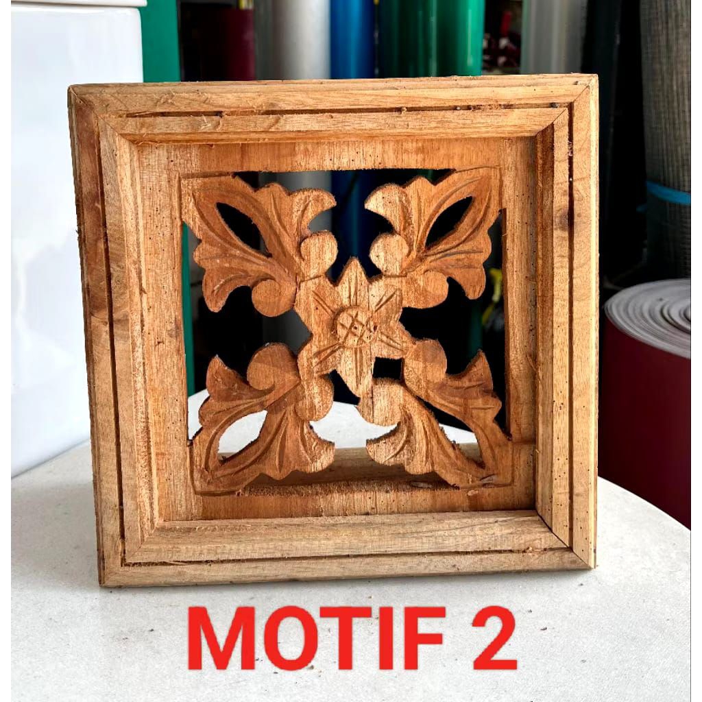 Jual Loster kayu motif / loster kayu ukir jepara / angin-angin rumah ...