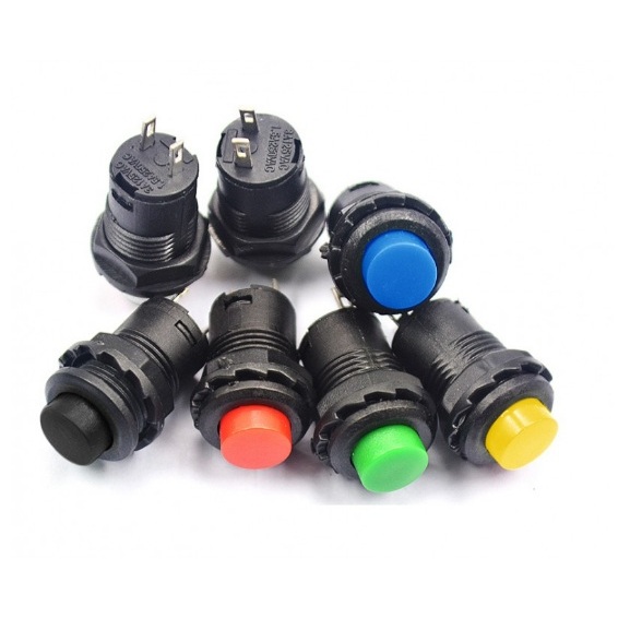 Jual Push Button On DS 427 Plastik 2 Kaki Saklar Tekan Reset Warna DS ...
