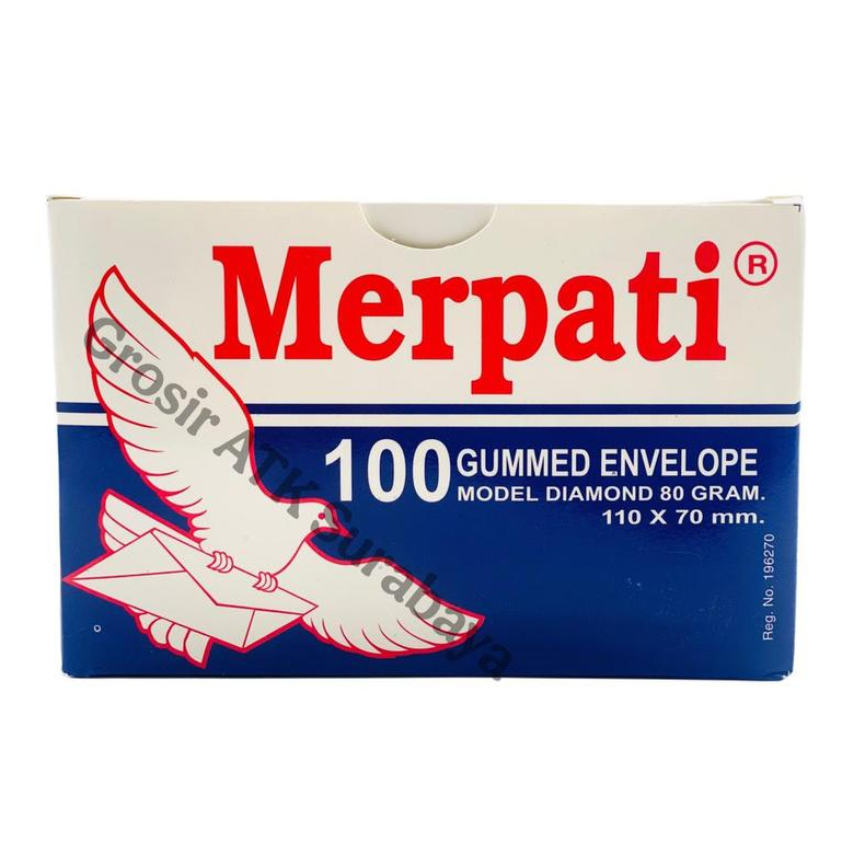 Jual AMPLOP KIKY MERPATI KECIL MINI 110 X 70 MM 80GR / Amplop Banker ...