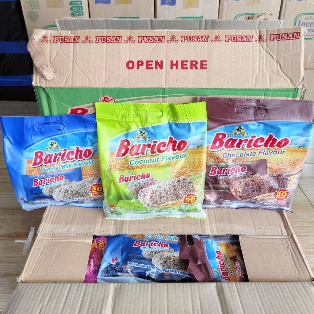 Jual 3 Bag Snack Gandum Baricho Cemilan Ringan ( Per Bag Isi 20 Pcs ...