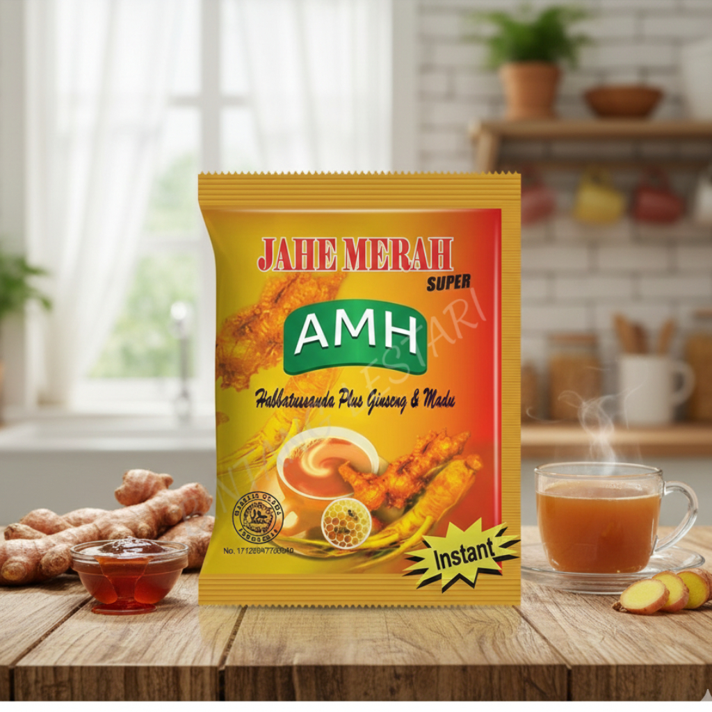 Jual AMH Jahe Merah Super 20Gr 1 Rcg (10 Sachet) | Shopee Indonesia