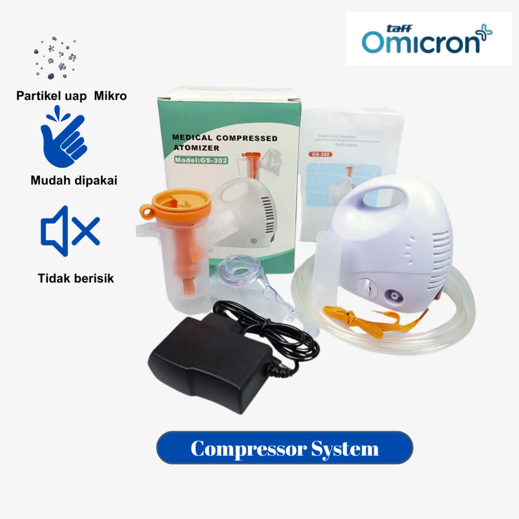 Jual TaffOmicron Alat Nebu Terapi Pernapasan Asma Batuk Pilek ...