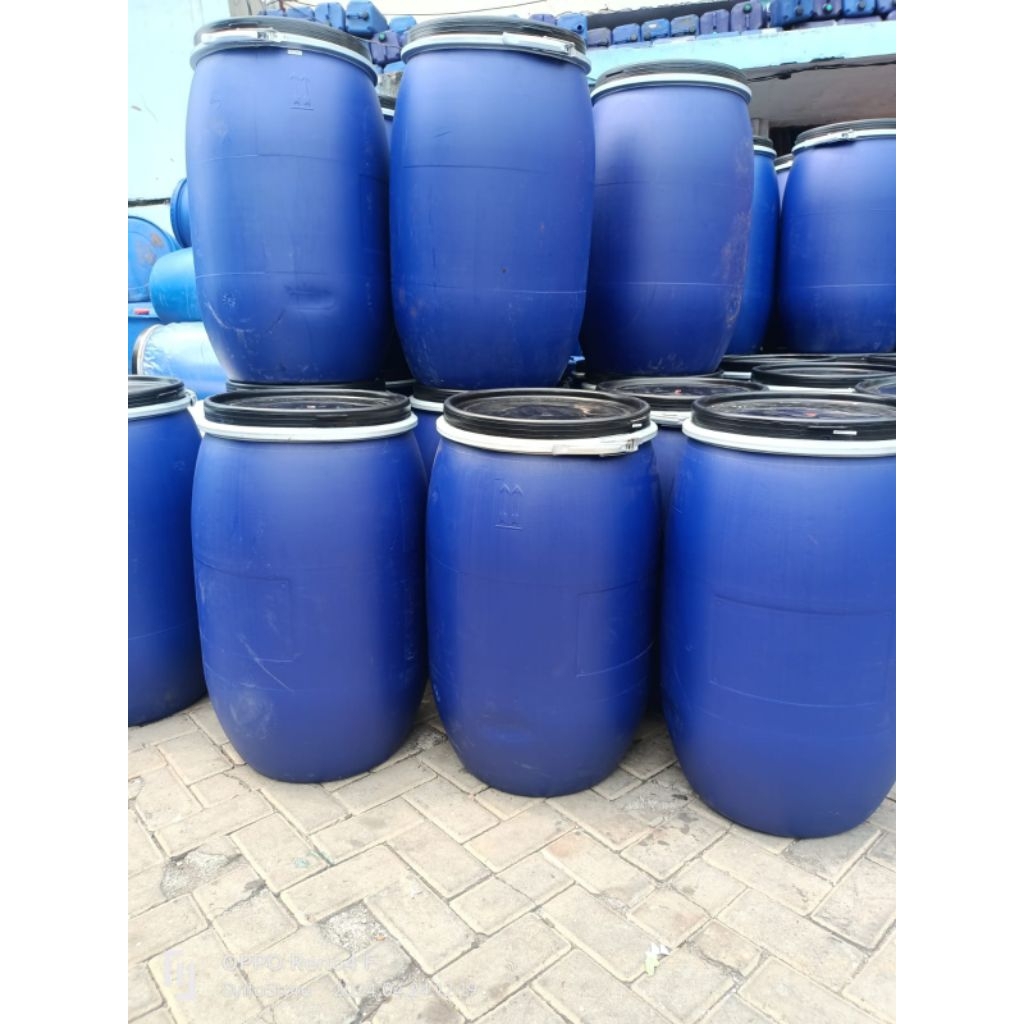 Jual drum plastik/permentasi ukuran 120 liter+klem BARU | Shopee Indonesia
