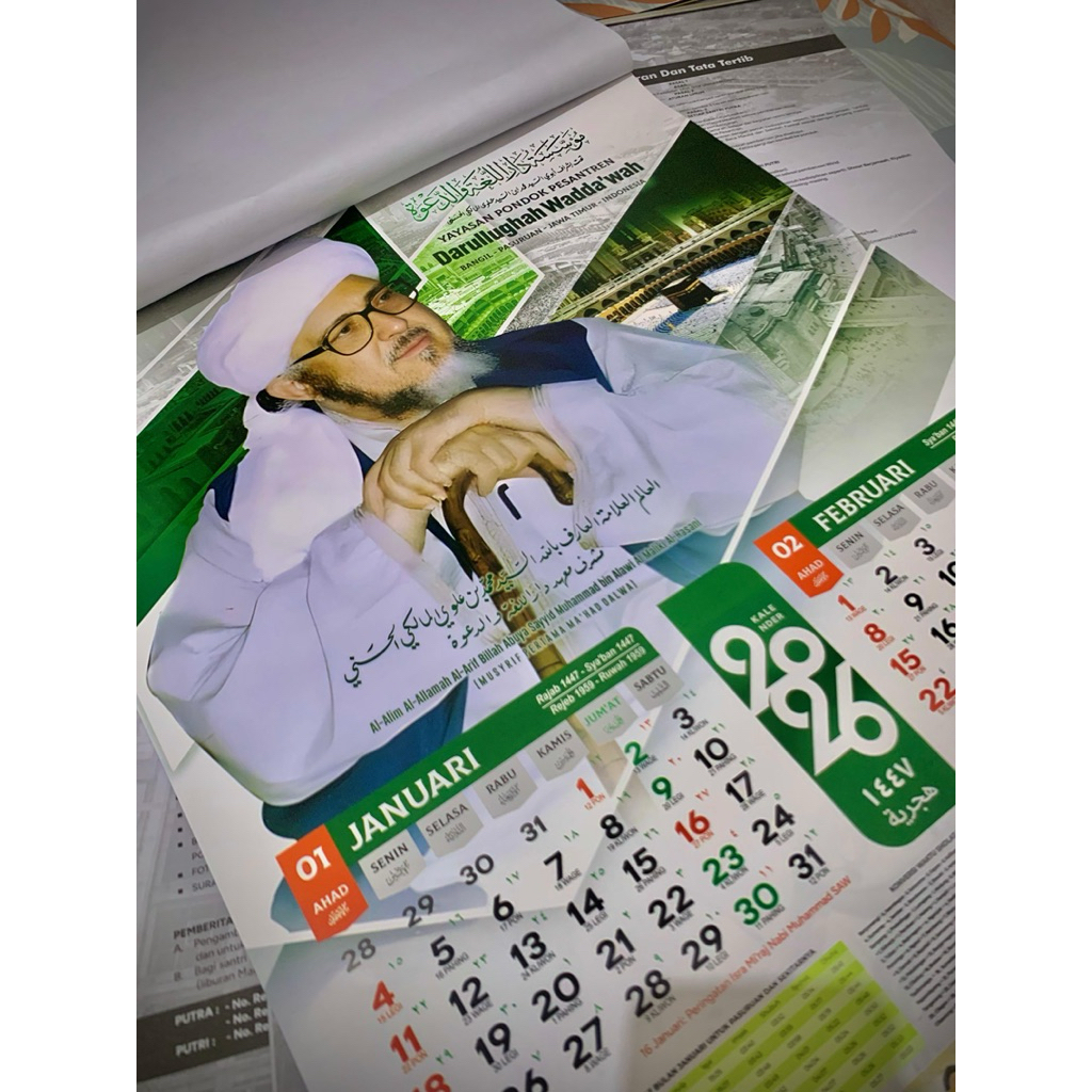 Jual Kalender Taggalan Dalwa Habaib kalender 2026 Asli Original Ready ...