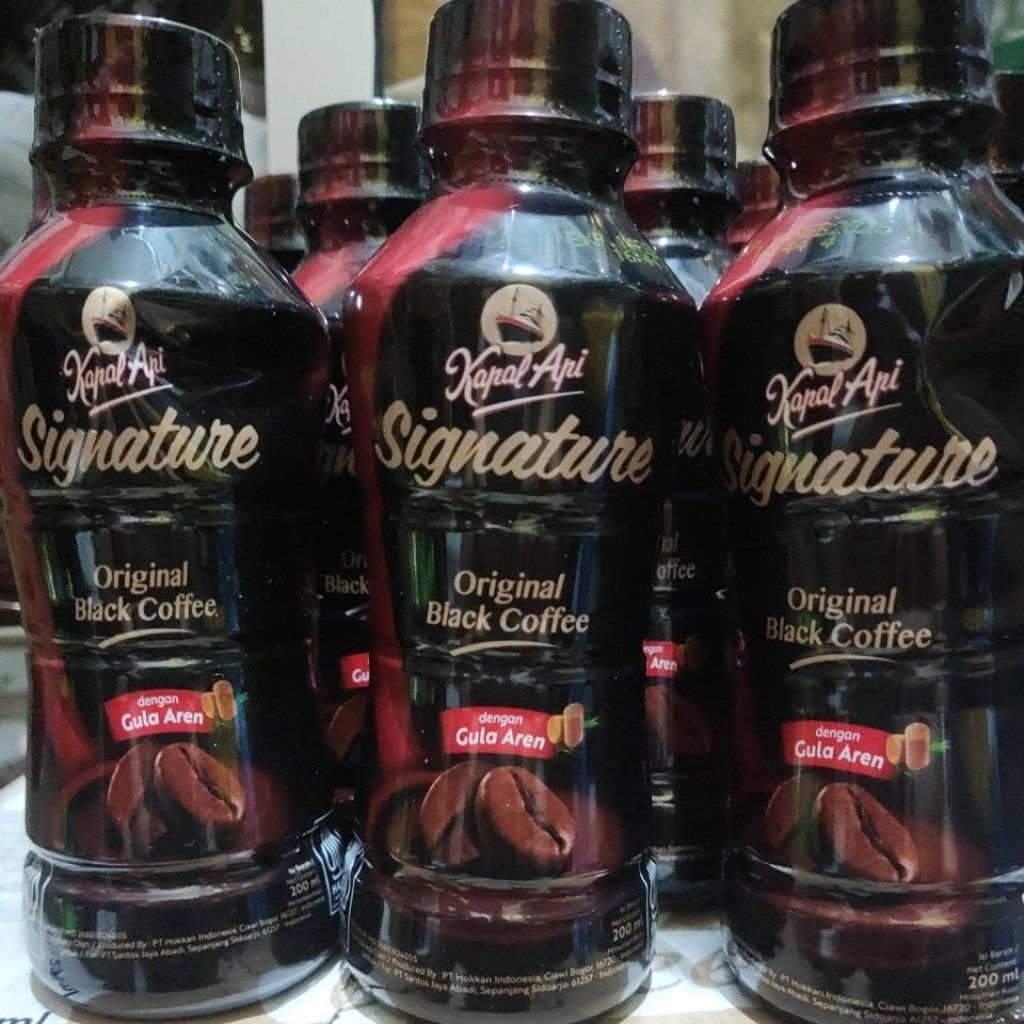Jual KAPAL API SIGNATURE, ORIGINAL BLACK WITH GULA AREN | Shopee Indonesia