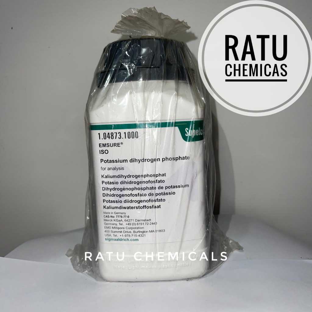 Jual KALIUM DIHIDROGEN FOSFAT 1KG MERCK 104873 FOR ANALYSIS / KH2PO4 ...