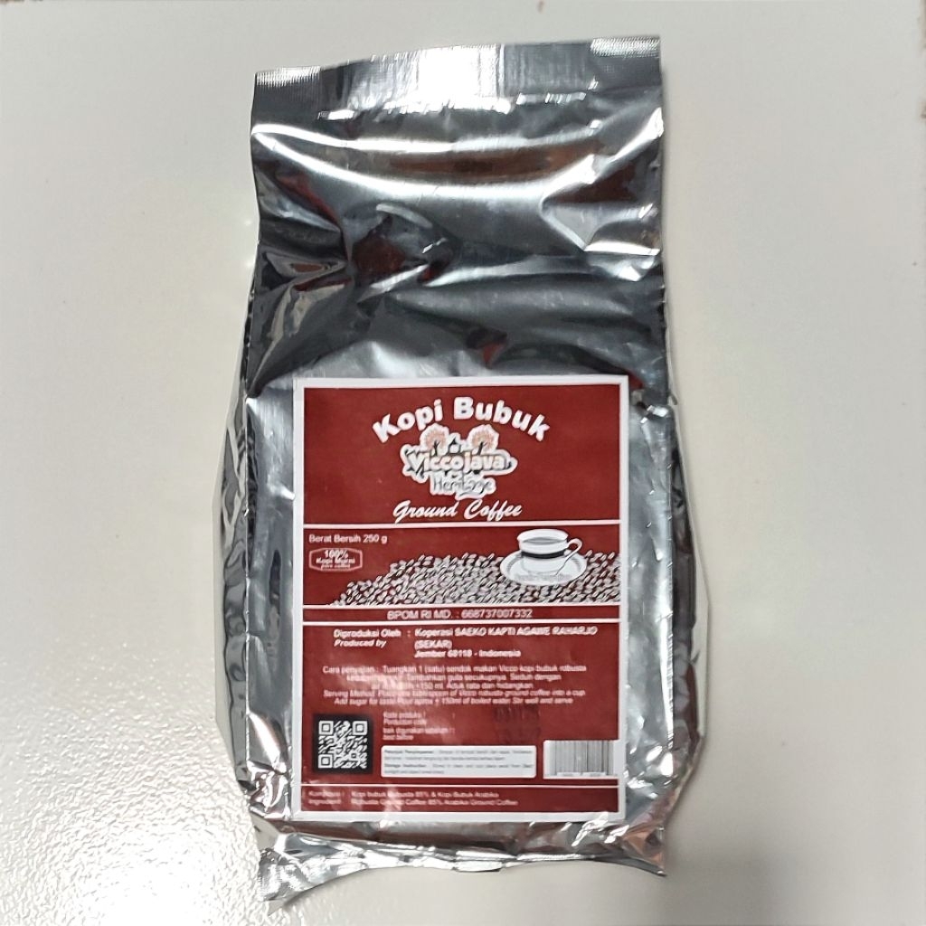 Jual Kopi Sekar Arum | Vicco | Kopi Bubuk Robusta standar 250gram | by ...