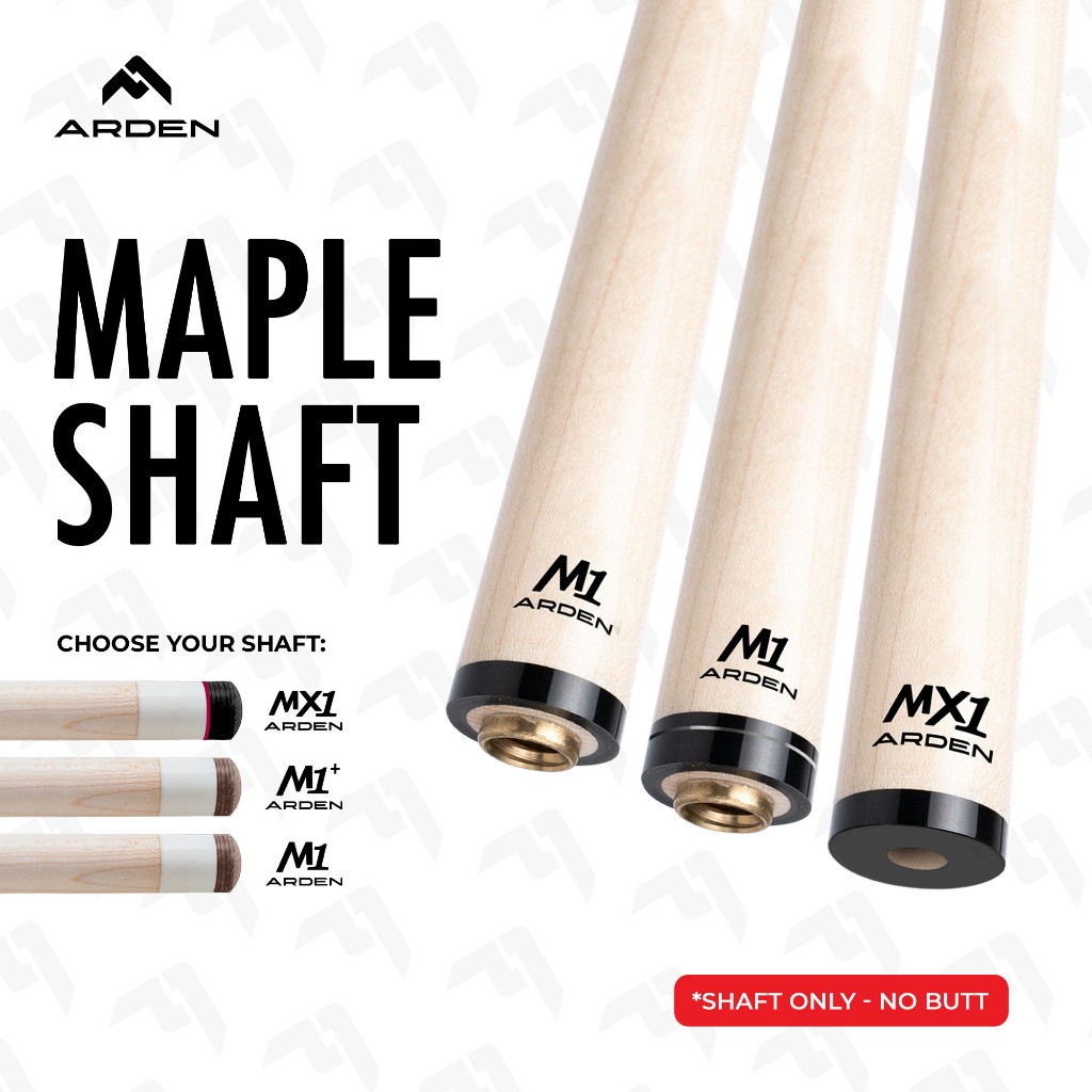 Jual Shaft Billiard ARDEN Maple - Shaft Kayu Maple Low Deflection ...