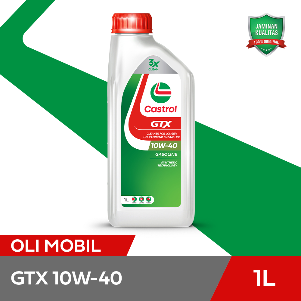 Jual Oli Mesin Mobil Castrol GTX 10W-40 (1L) | Shopee Indonesia
