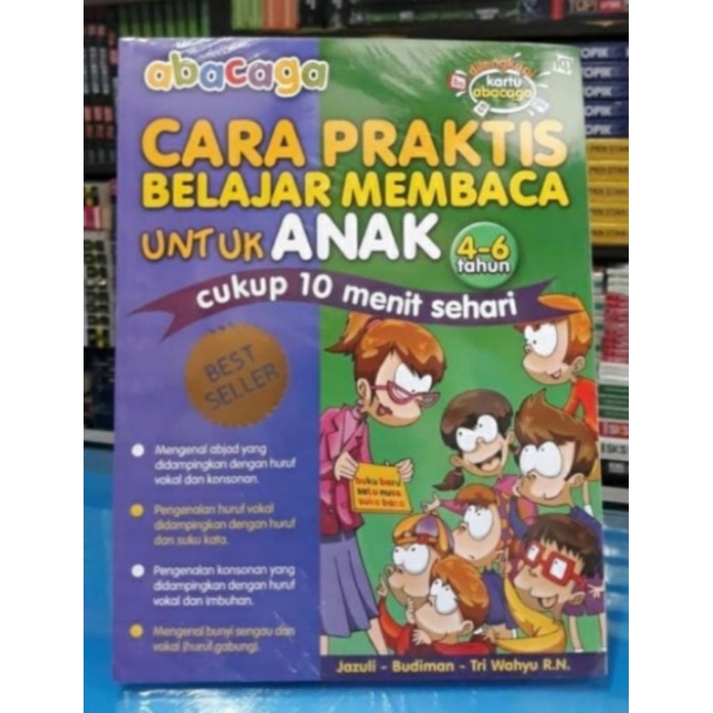 Jual ABACAGA,cara praktis belajar membaca | Shopee Indonesia