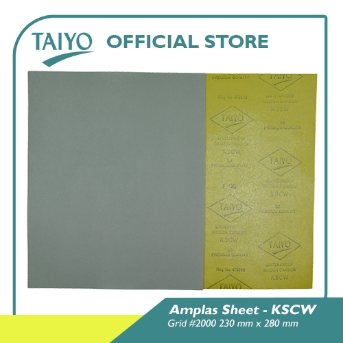 Jual Taiyo Amplas Sheet Kertas / Amplas Lembaran #2000 230x280mm KSCW ...