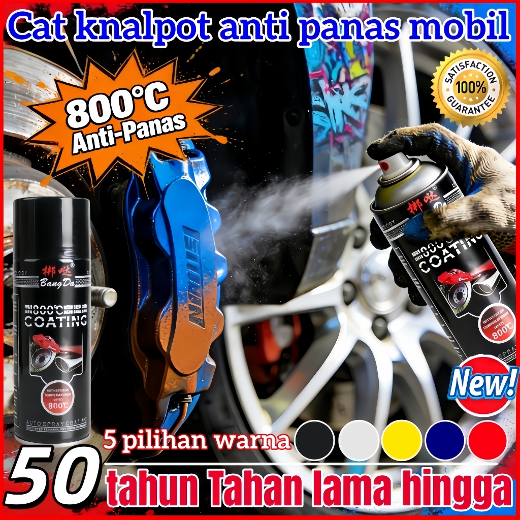Jual Tahan suhu tinggi 800°C 450ML cat knalpot anti panas Pilox Diton ...