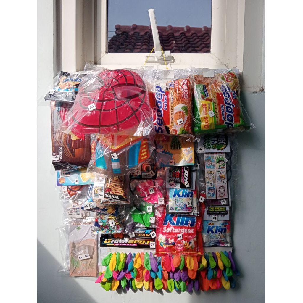 Jual Mainan hadiah menarik lotre balon isi 100pcs nozonkk | Shopee ...