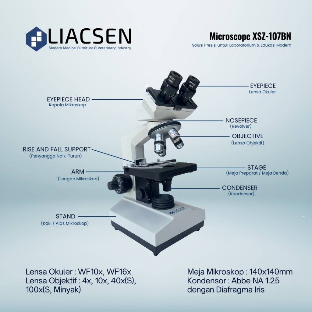 Jual Microscope Binoculer XSZ 107 BN Corona / Mikroskop Binokuler ...