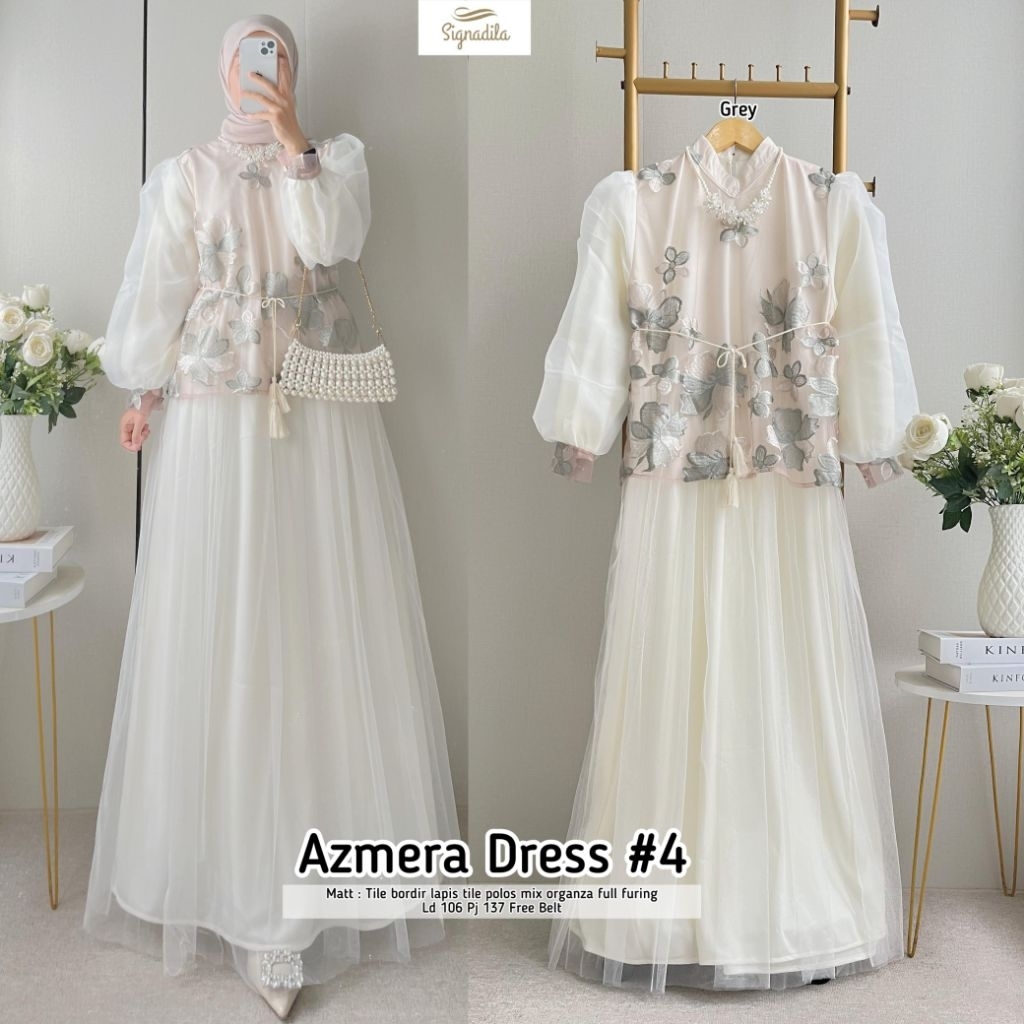 Jual Dress Gamis Wanita Best Seller untuk Kondangan atau Lebaran Azmera ...