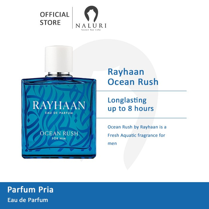 Jual Parfum Rayhaan Ocean Rush For Men EDP 100ml | Shopee Indonesia
