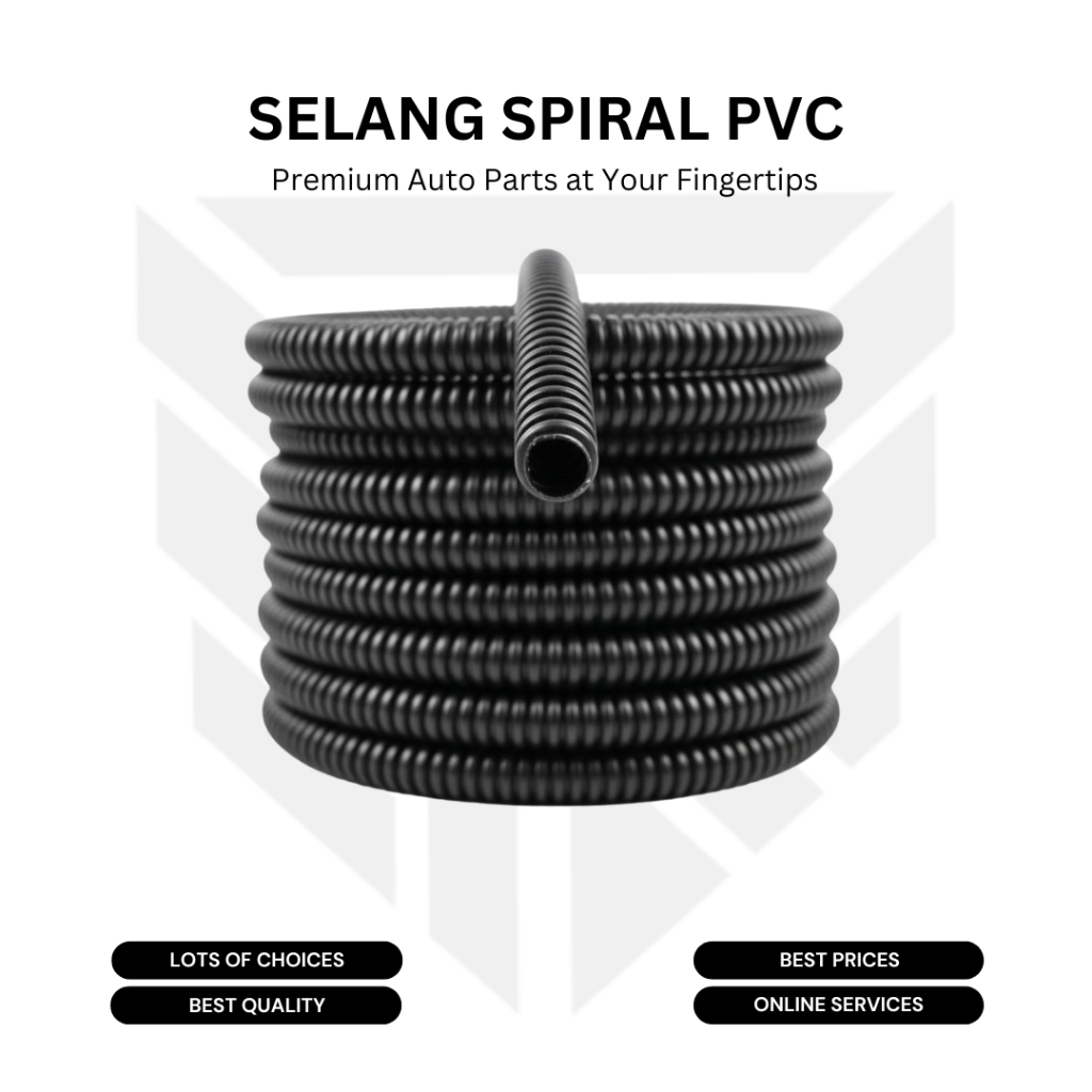 Jual Selang Spiral Belah Pelindung Kabel Body Motor Mobil & PC - Spiral ...