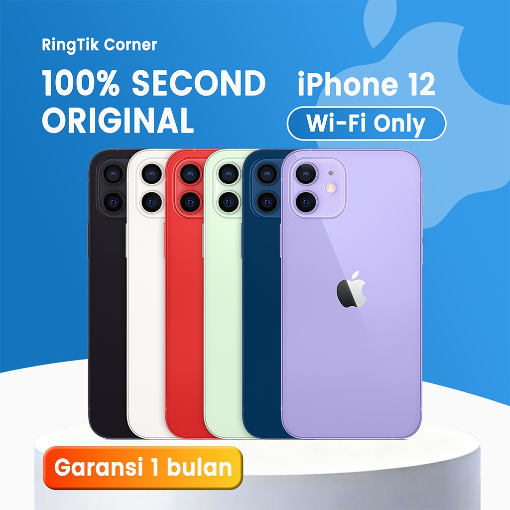 Jual IPHONE 12 (WIFI ONLY) Variasi Khusus 64GB/128GB/256GB Game&Live ...